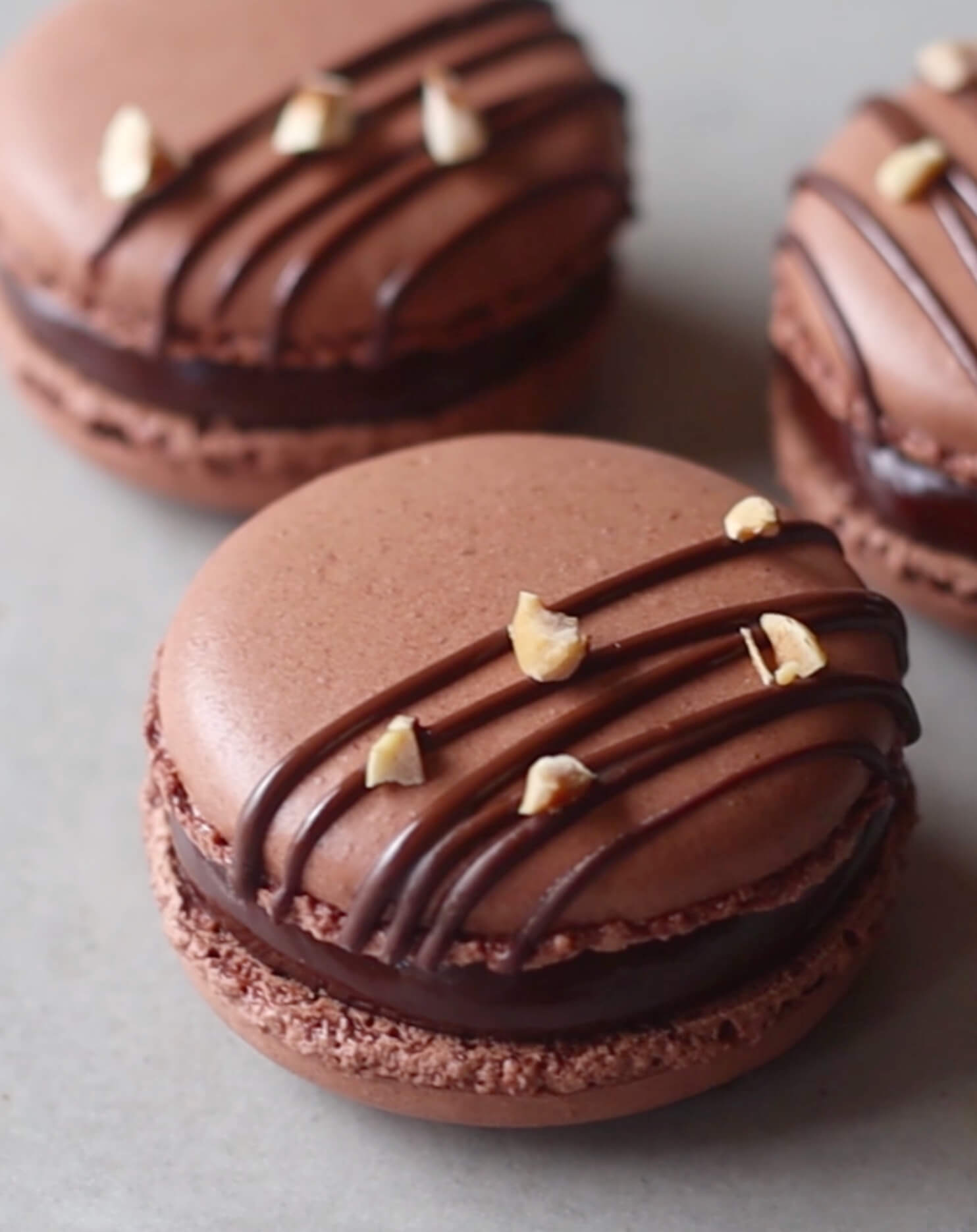 Dark Chocolate Macarons – Matt Adlard